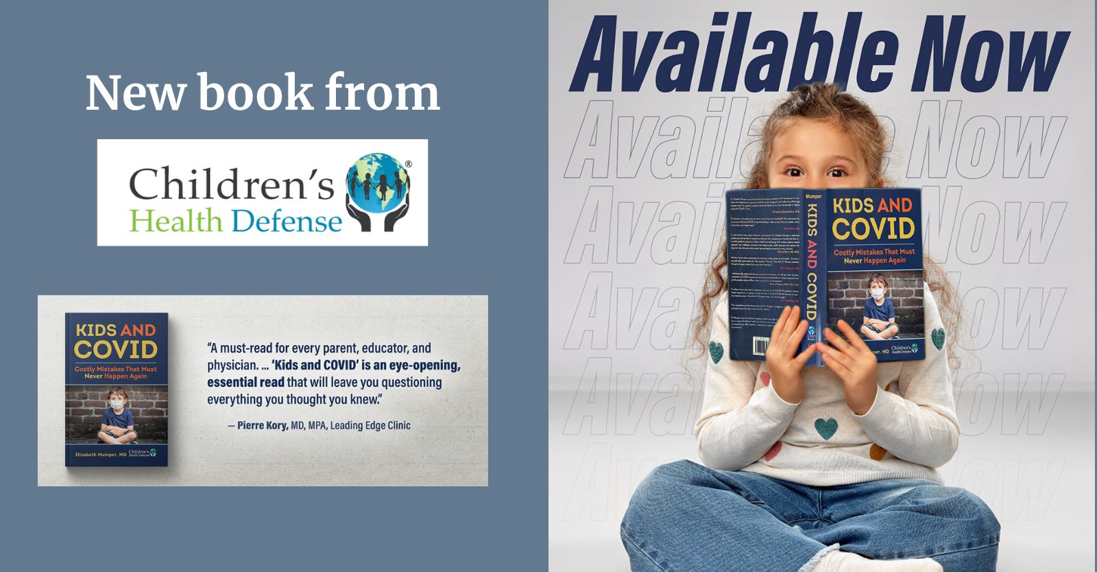 New CHD Book: "Kids and COVID: Costly Mistakes That Must Never Happen ...