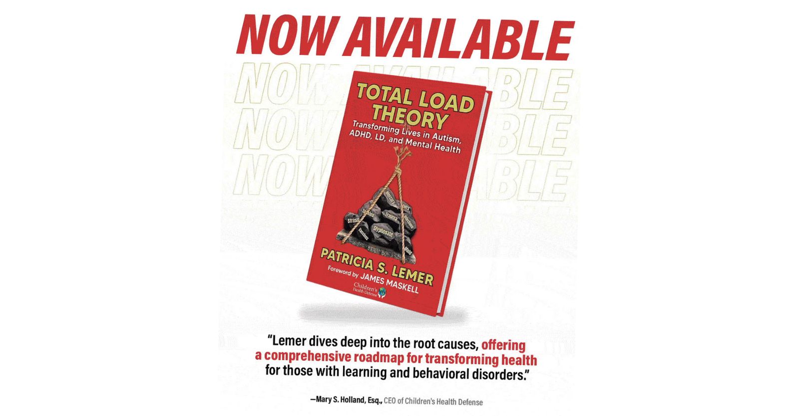 New CHD Book: Total Load Theory - Children's Health Defense Canada Chapter